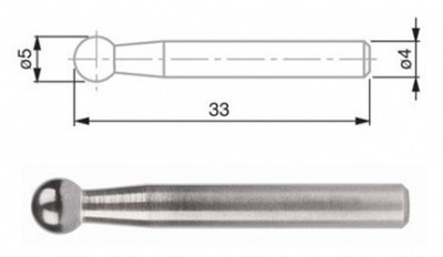 Tesa - Ø1mm Ball Tip Probe - Tungsten Carbide - 00760228 | Judge Tool ...